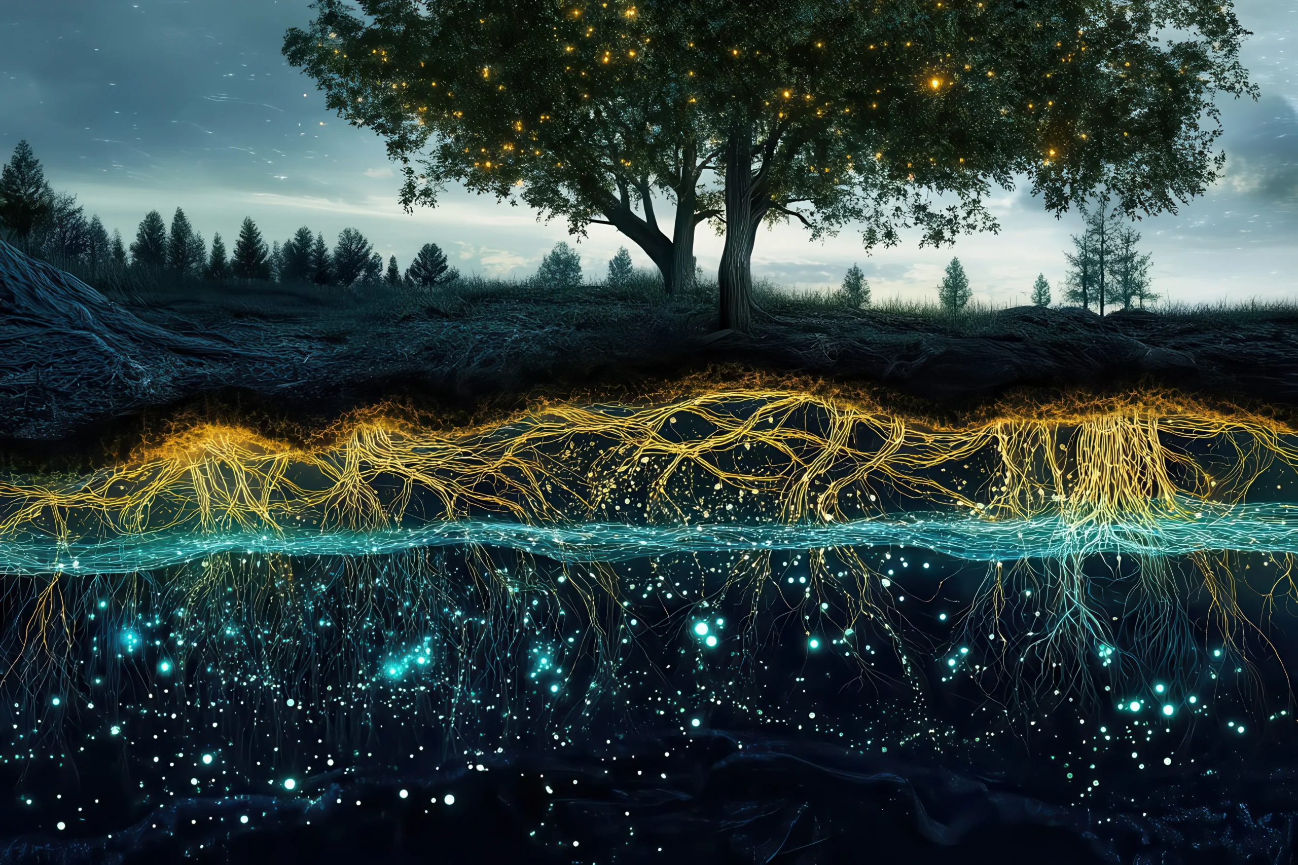 Mycorrhizal network or wood wide web: the vital connection